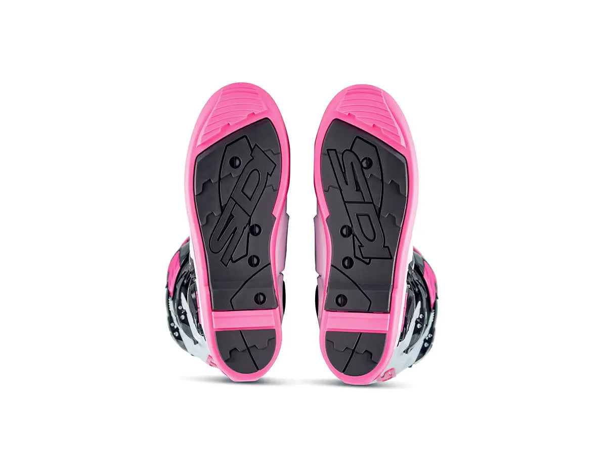 SIDI Crossfire 3 SRS Black/White/Pink Boots (NEW 2025) – Regina Specialties