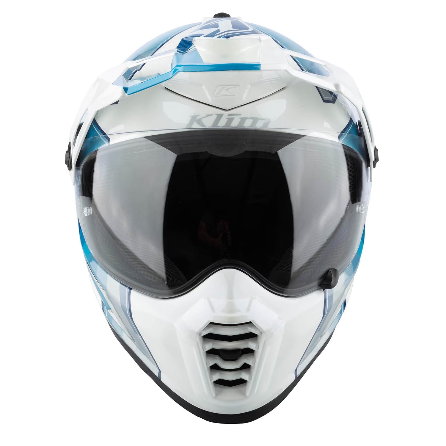 Klim Krios Pro Helmet ECE Spectrum White - Blue – Regina Specialties