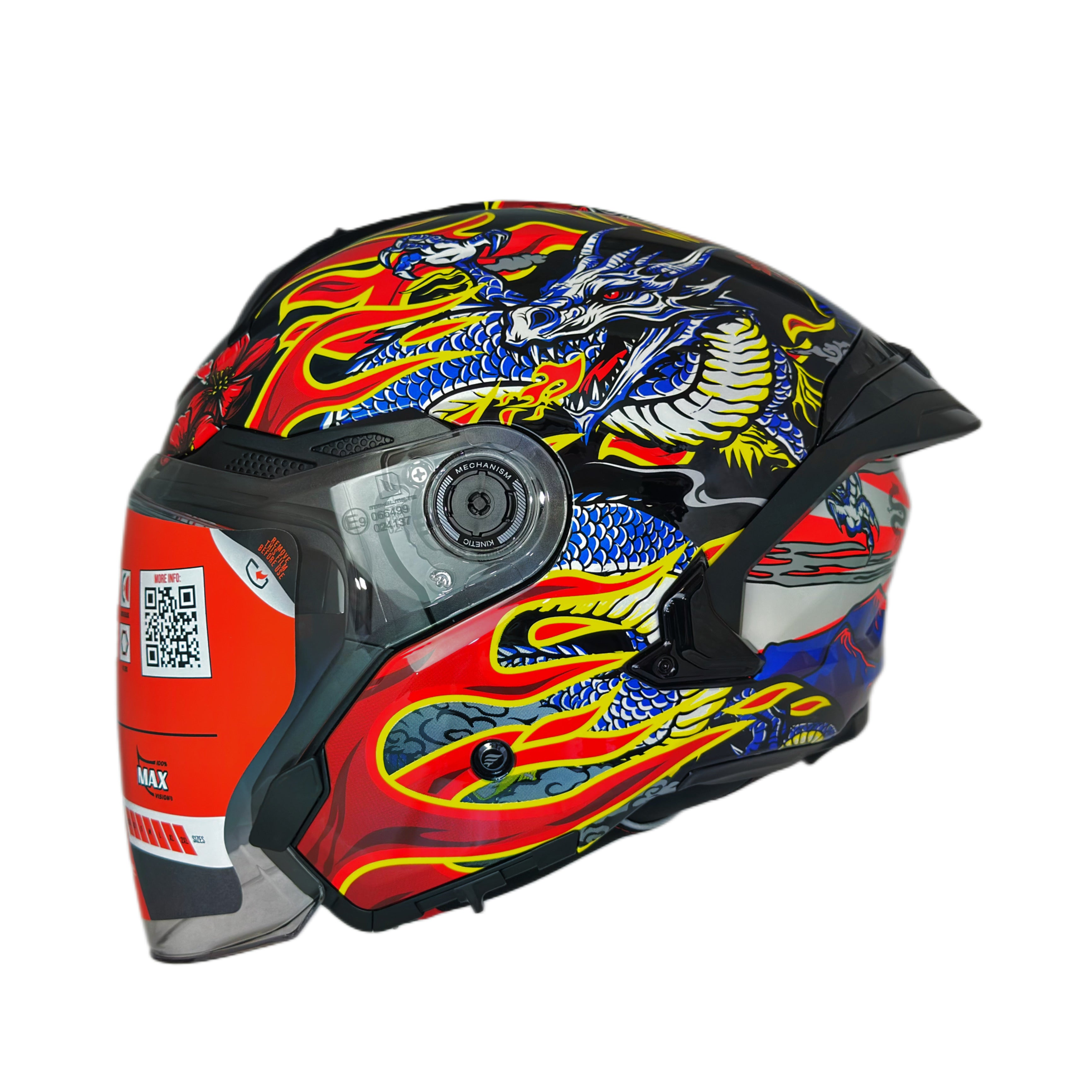 [Limited Edition] MT Helmets Cosmo SV Dragon Fire B5 Gloss – Regina ...