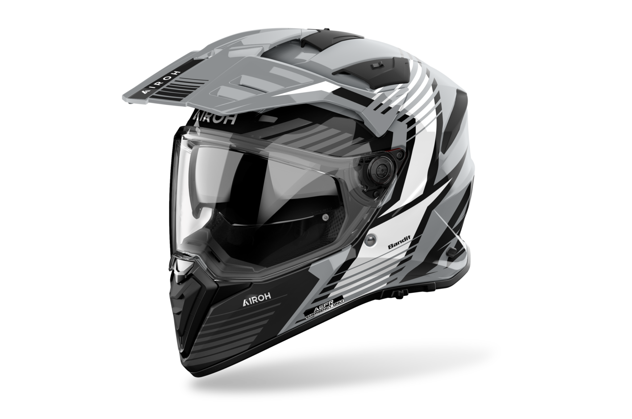 Airoh Bandit Spicy Grey Gloss Helmet – Regina Specialties