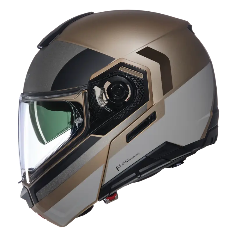 Nolan N90-3 Roboto 347 Sand/Stone/Black Helmet – Regina Specialties