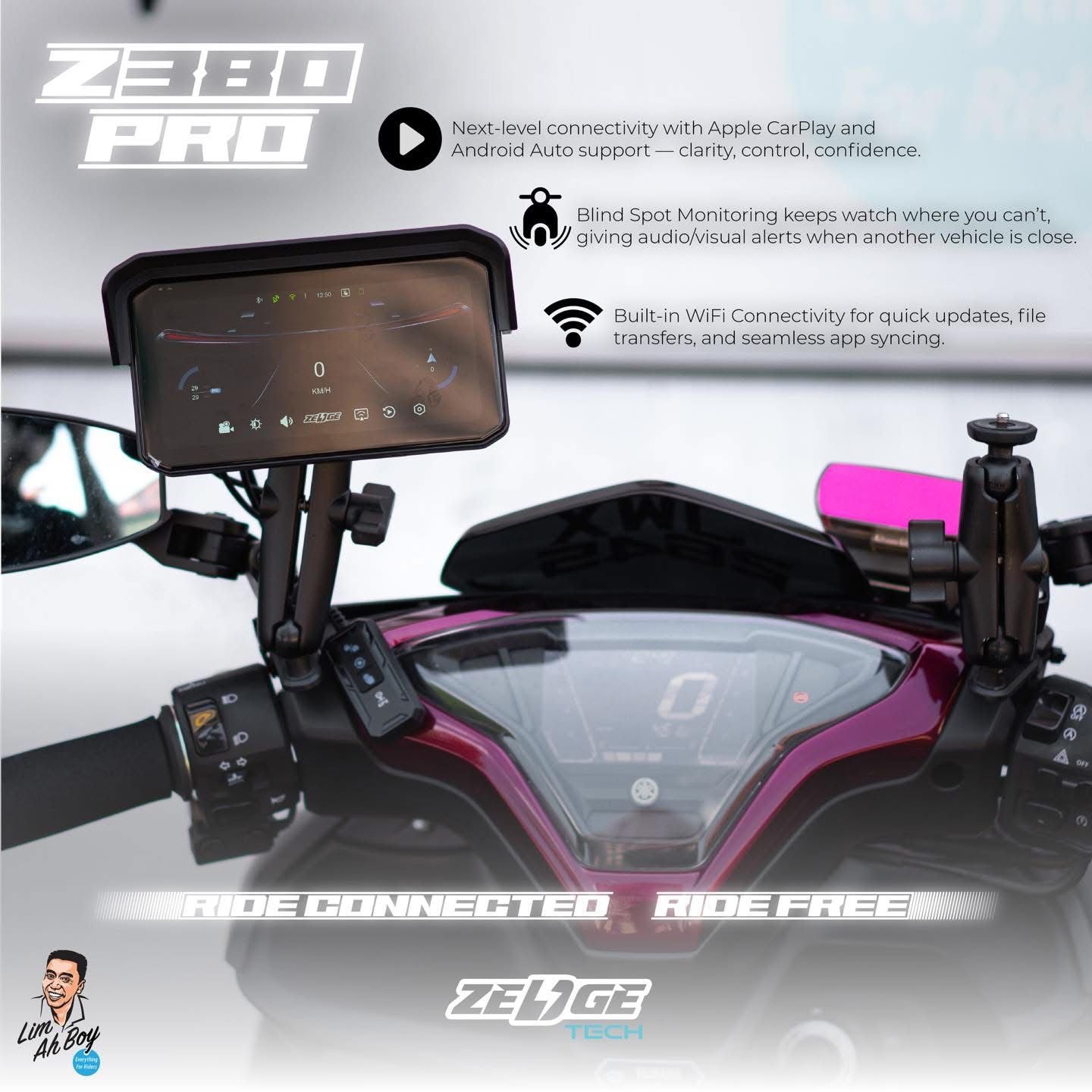 Zedge Z380 PRO CarPlay System – Regina Specialties