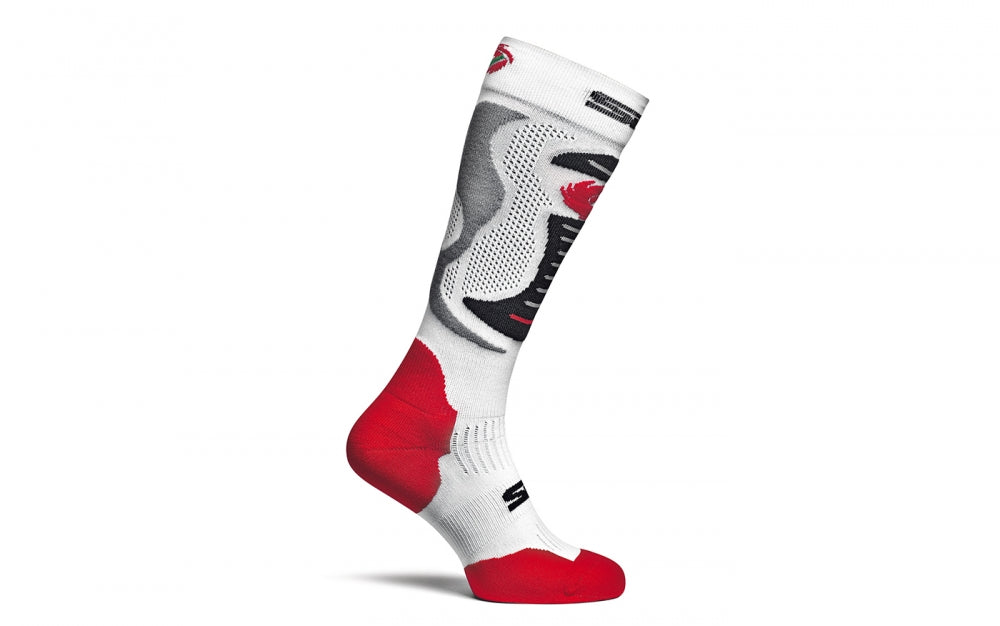 SIDI Faenza Socks White/Red – Regina Specialties