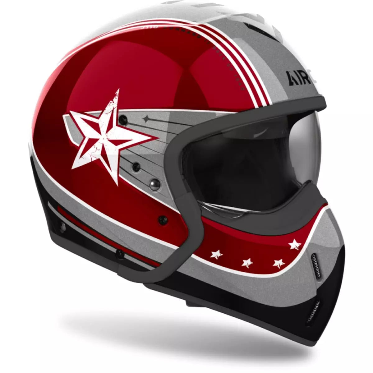 Airoh J 110 Command Burgundy Gloss Helmet – Regina Specialties