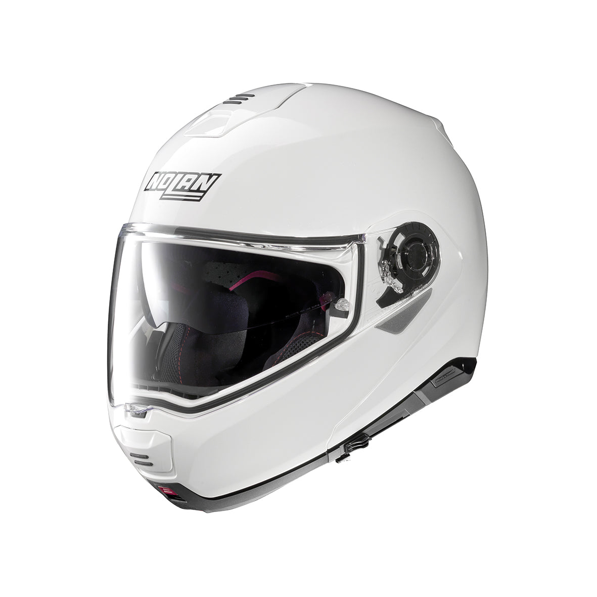 Nolan N100-5 Classic 5 Metal White Helmet – Regina Specialties