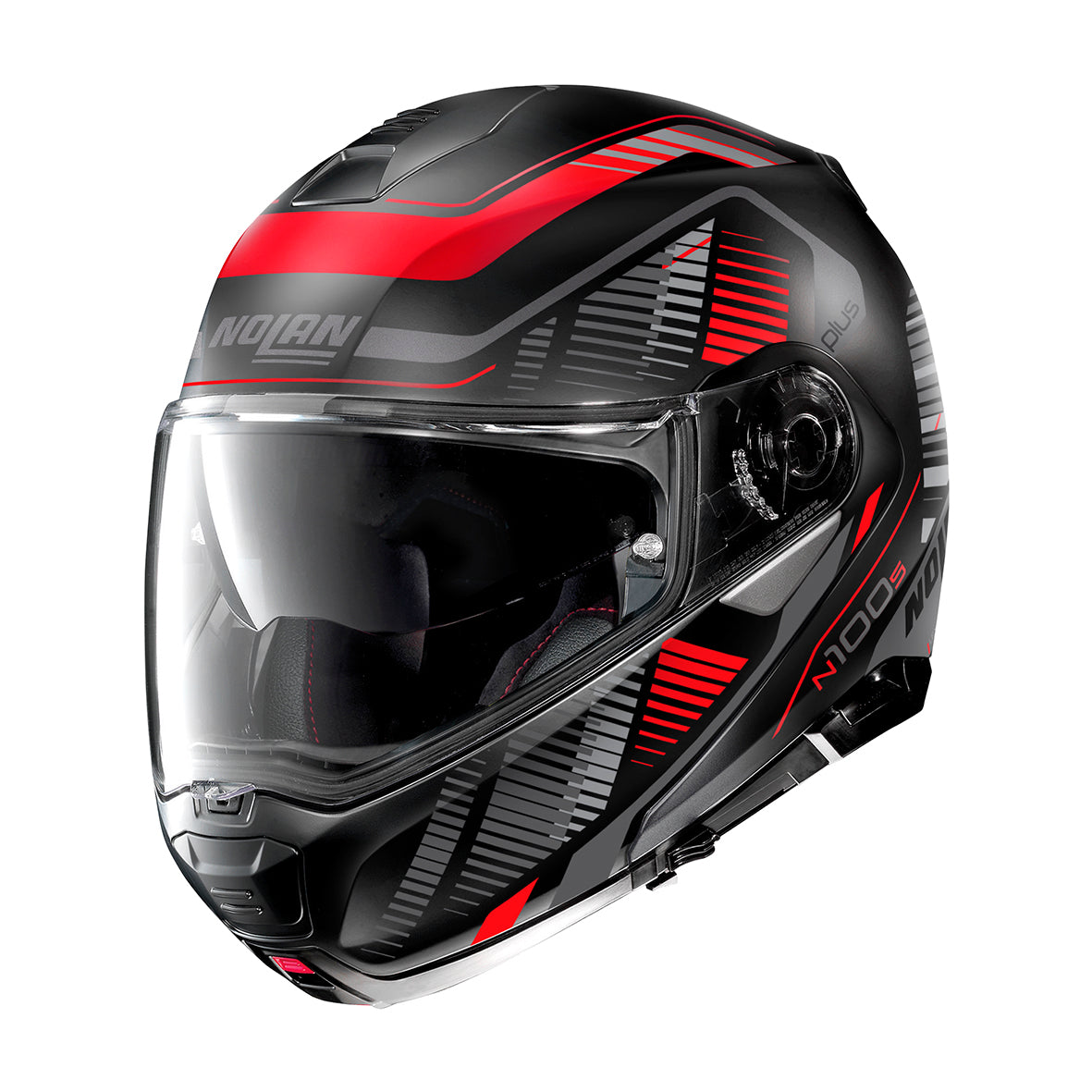 Nolan N100-5 Plus Starboard 41 Flat Black Helmet – Regina Specialties