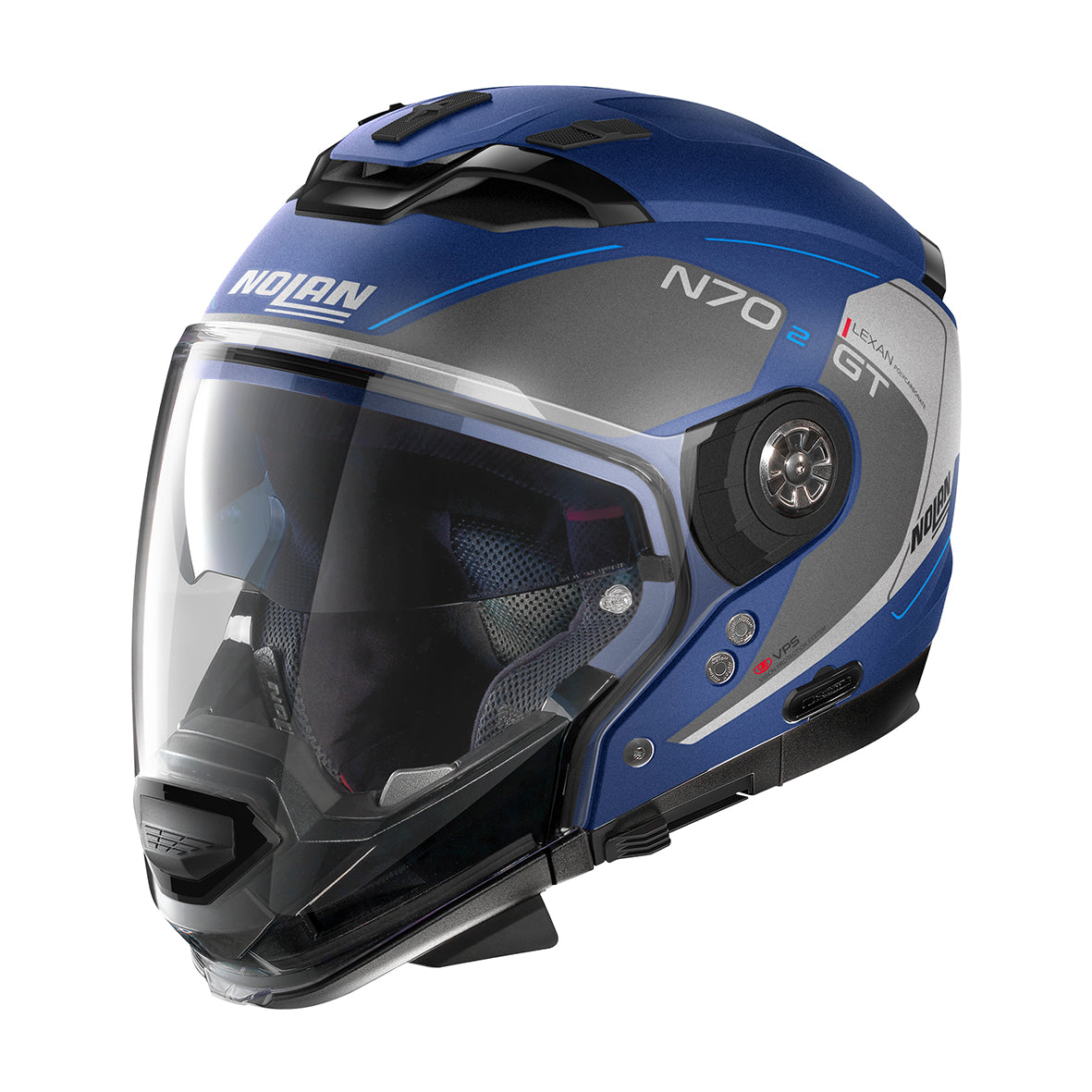 Nolan N70-2 GT Lakota 40 Flat Imperator Blue Helmet – Regina Specialties