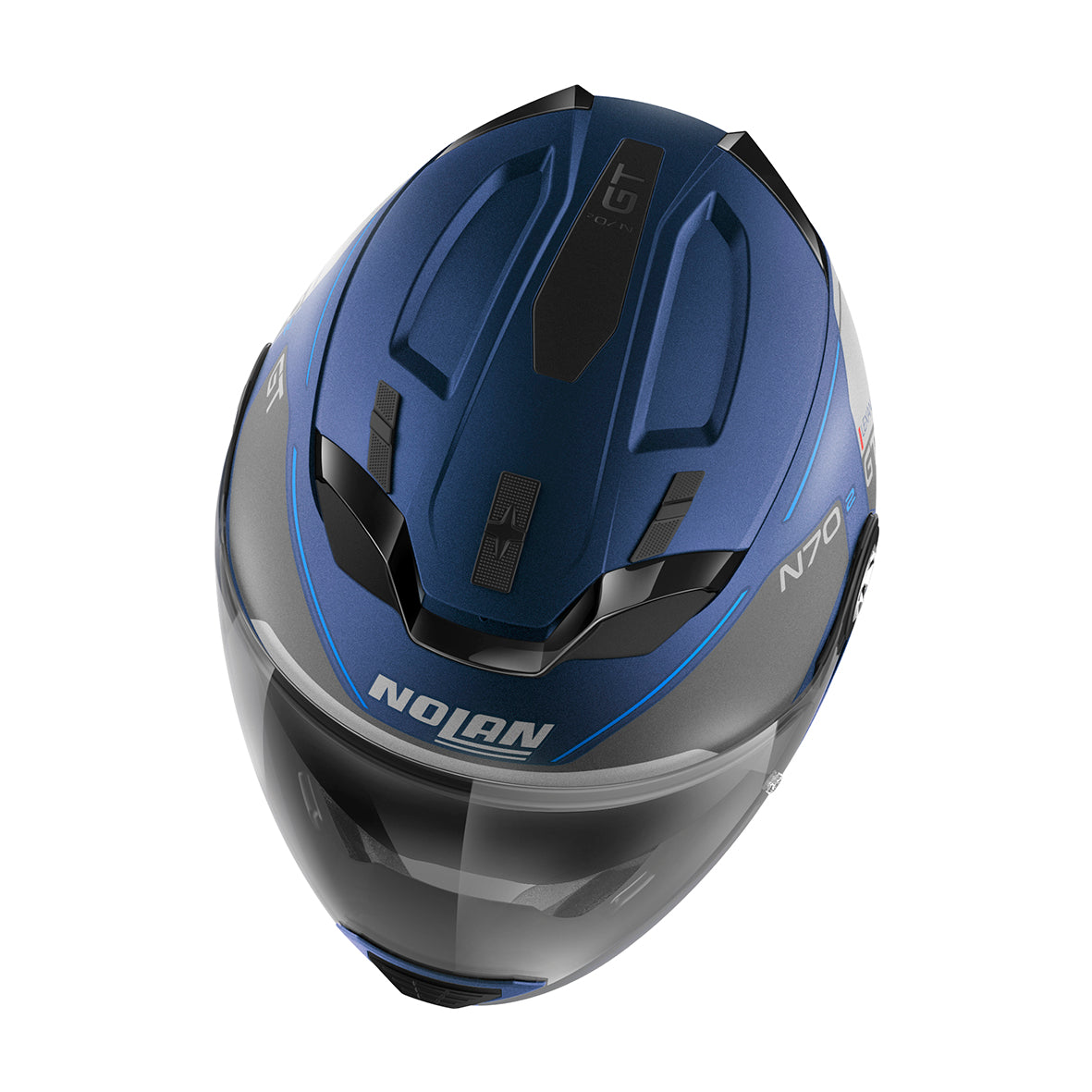 Nolan N70-2 GT Lakota 40 Flat Imperator Blue Helmet – Regina Specialties