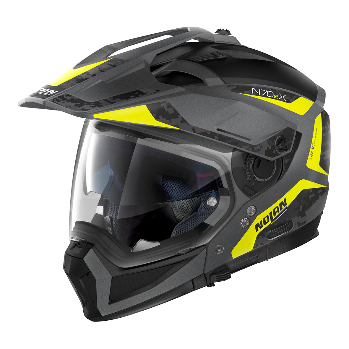 Nolan N70-2 X Torpedo 43 Flat Lava Grey Helmet – Regina Specialties