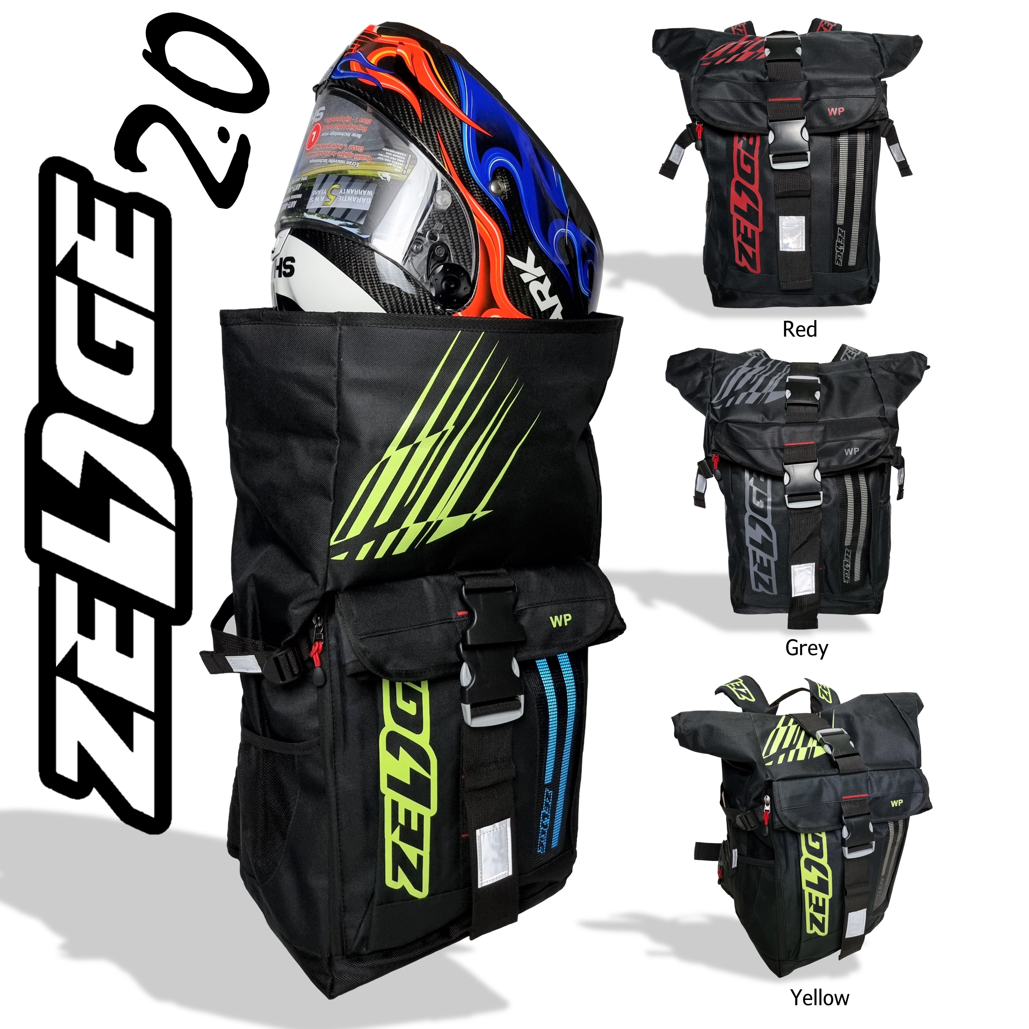 Zedge WP Backpack with Light 2.0 (Able to fit helmet!) – Regina Specialties